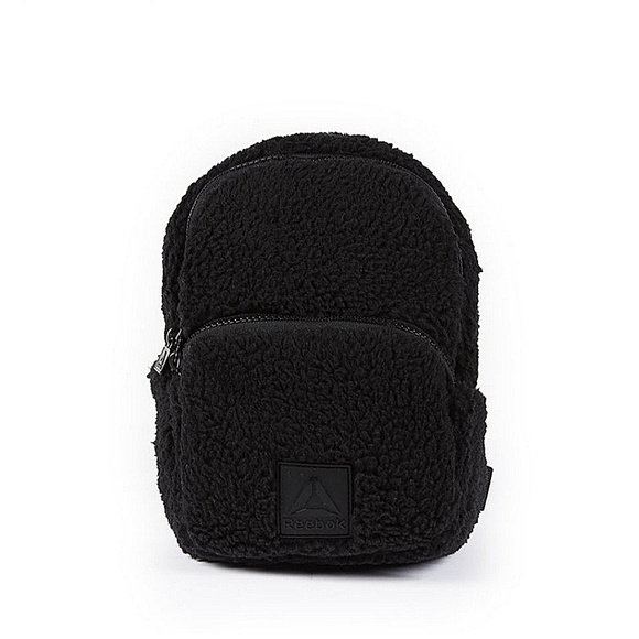 Reebok | Bags | Reebok Sherpa Mini Backpack Black Faux | Poshmark